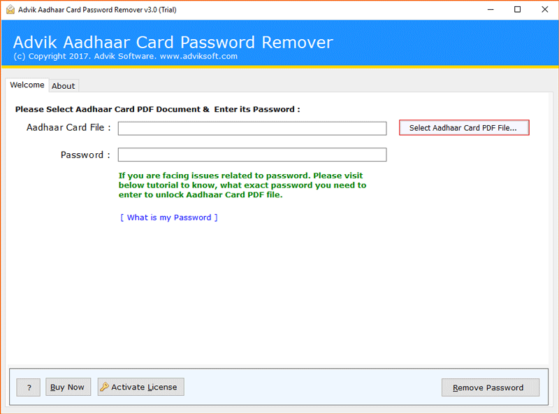 Free Aadhaar Card Password Remover Software Unlock E Aadhaar PDF